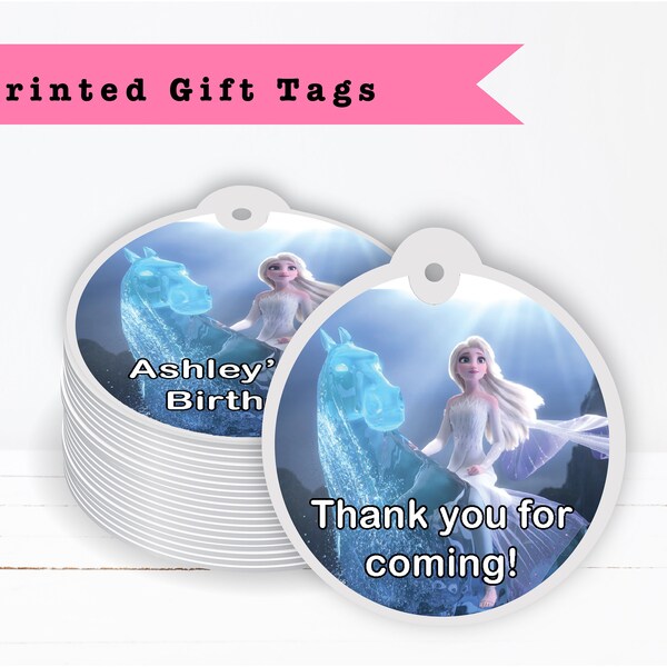 Frozen Thank You Tag - Etsy