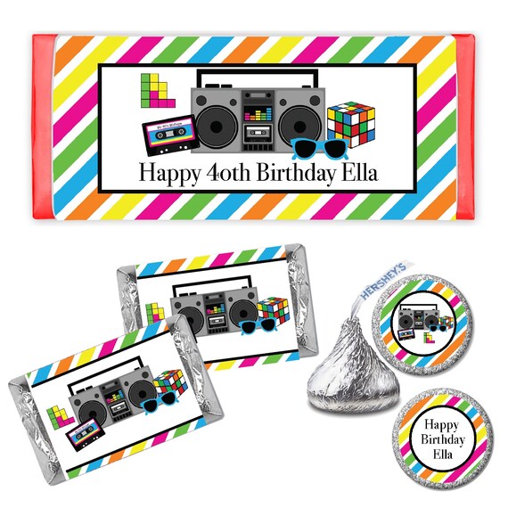 Totally 80's 1980 Eighties Retro Neon Theme PRINTED | Etsy