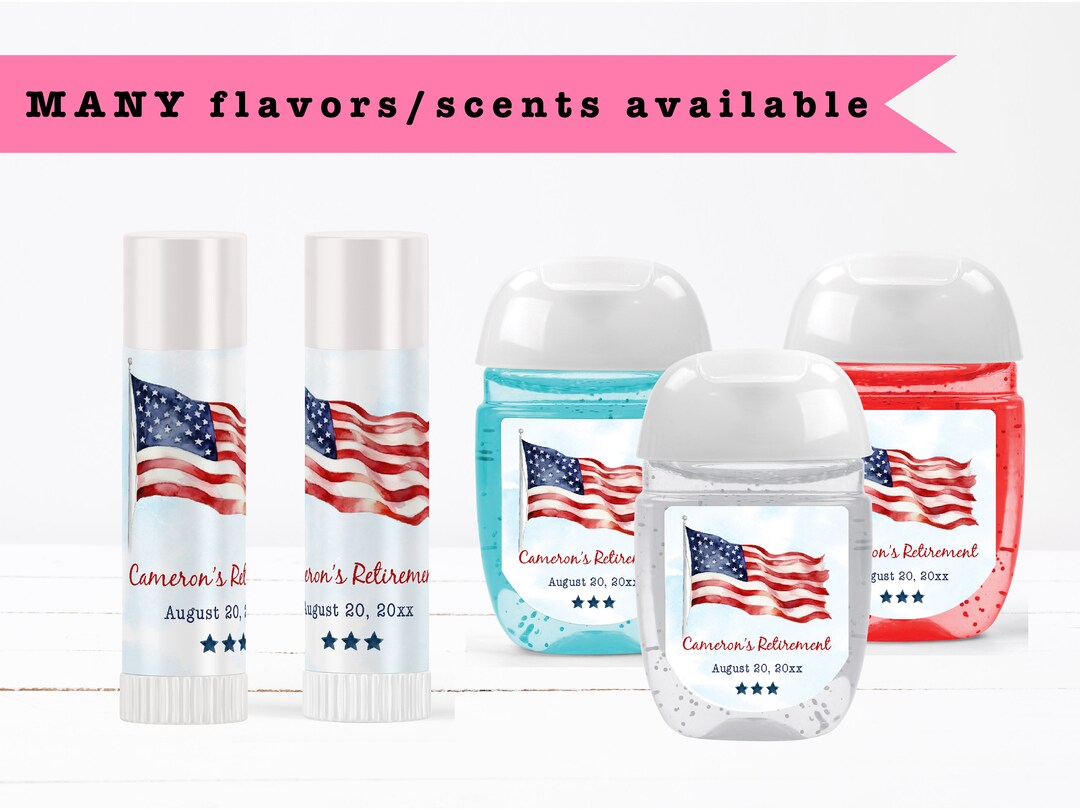 Patriotic USA American Flag 4th of July Military Soldier Watercolor Lip ...