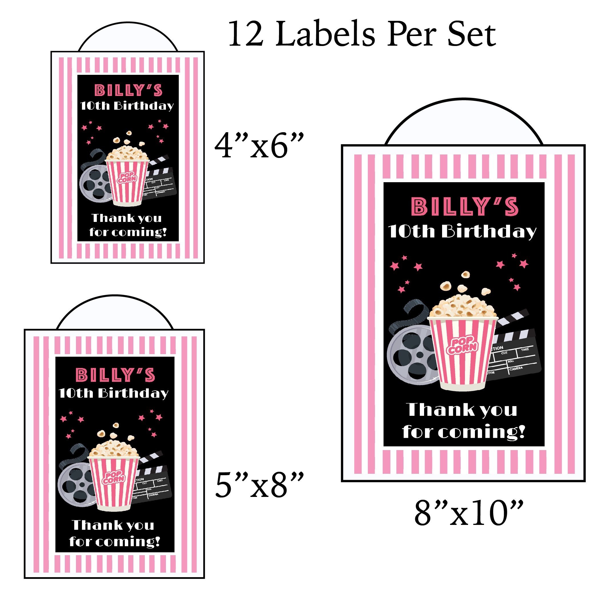 Movie Theatre Cinema Film Popcorn Movie Night PRINTED | Etsy