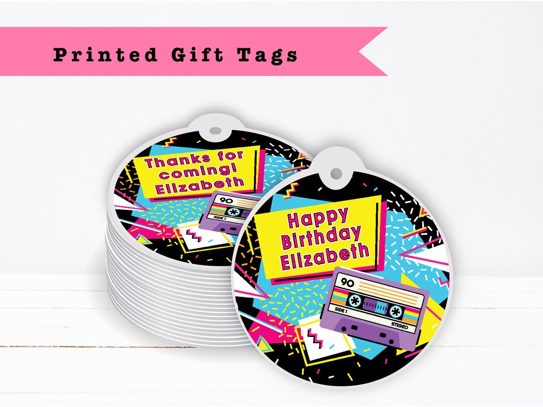 90’s 80’s Hip Hop Retro Neon Colorful Geometric Pattern Casette Tape ...