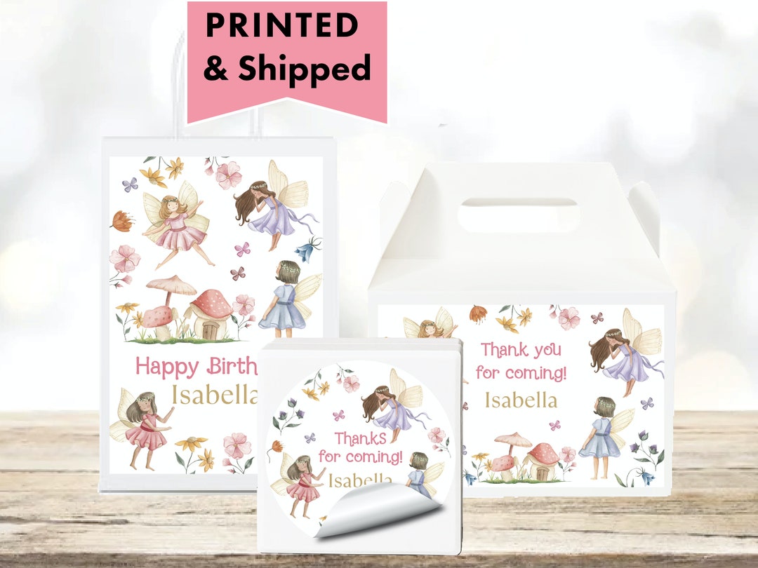 Flutter & Twirl Fairy Birthday Whimsical Enchanted Pixie Fairy Party ...