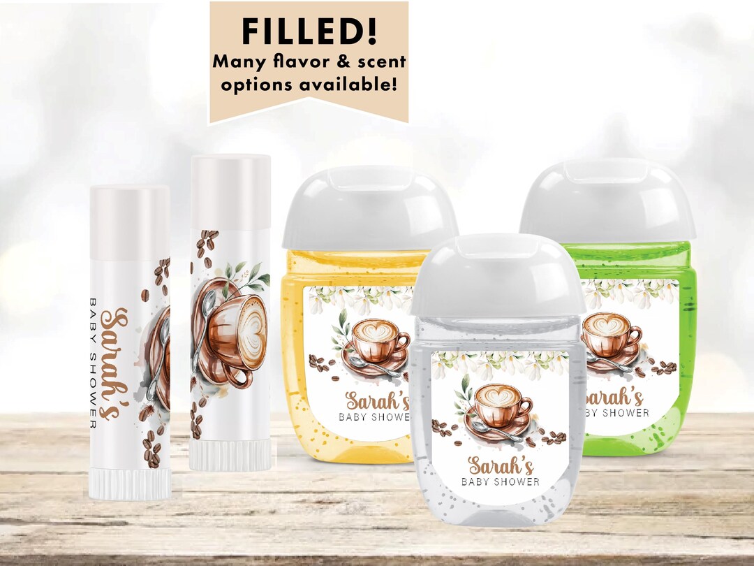 Coffee Baby Shower Sweet Baby is Brewing Coffee Bean Floral White ...