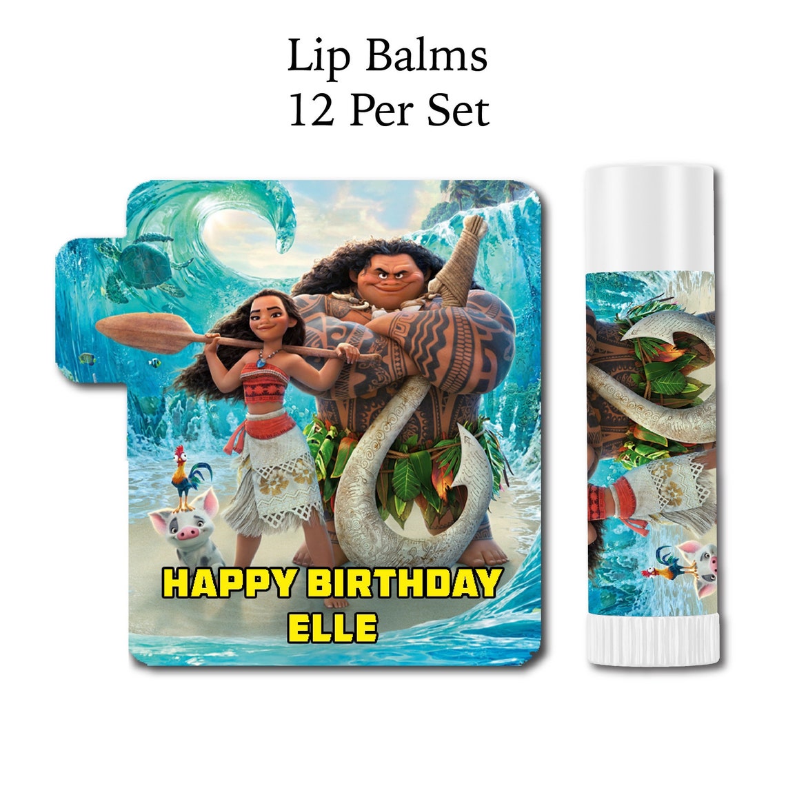Moana Inspired Lip Balms Chap Stick or Hand Wash Best - Etsy
