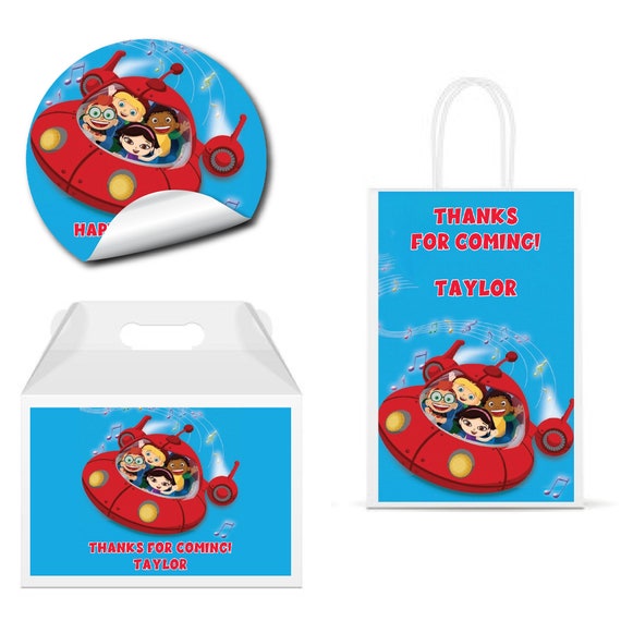 Little Einsteins PRINTED GLOSSY LABELS For Party Favor | Etsy