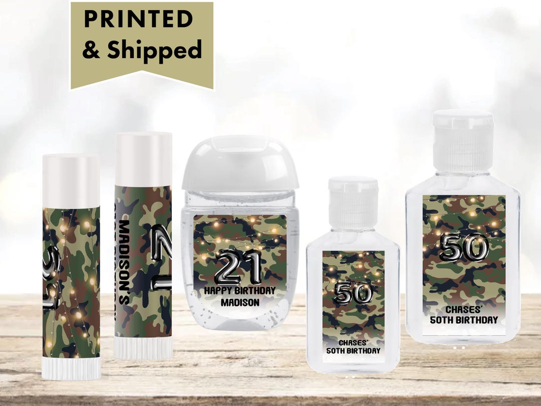 Camouflage Let's Party Green Black Camo String Light Elegant Army ...