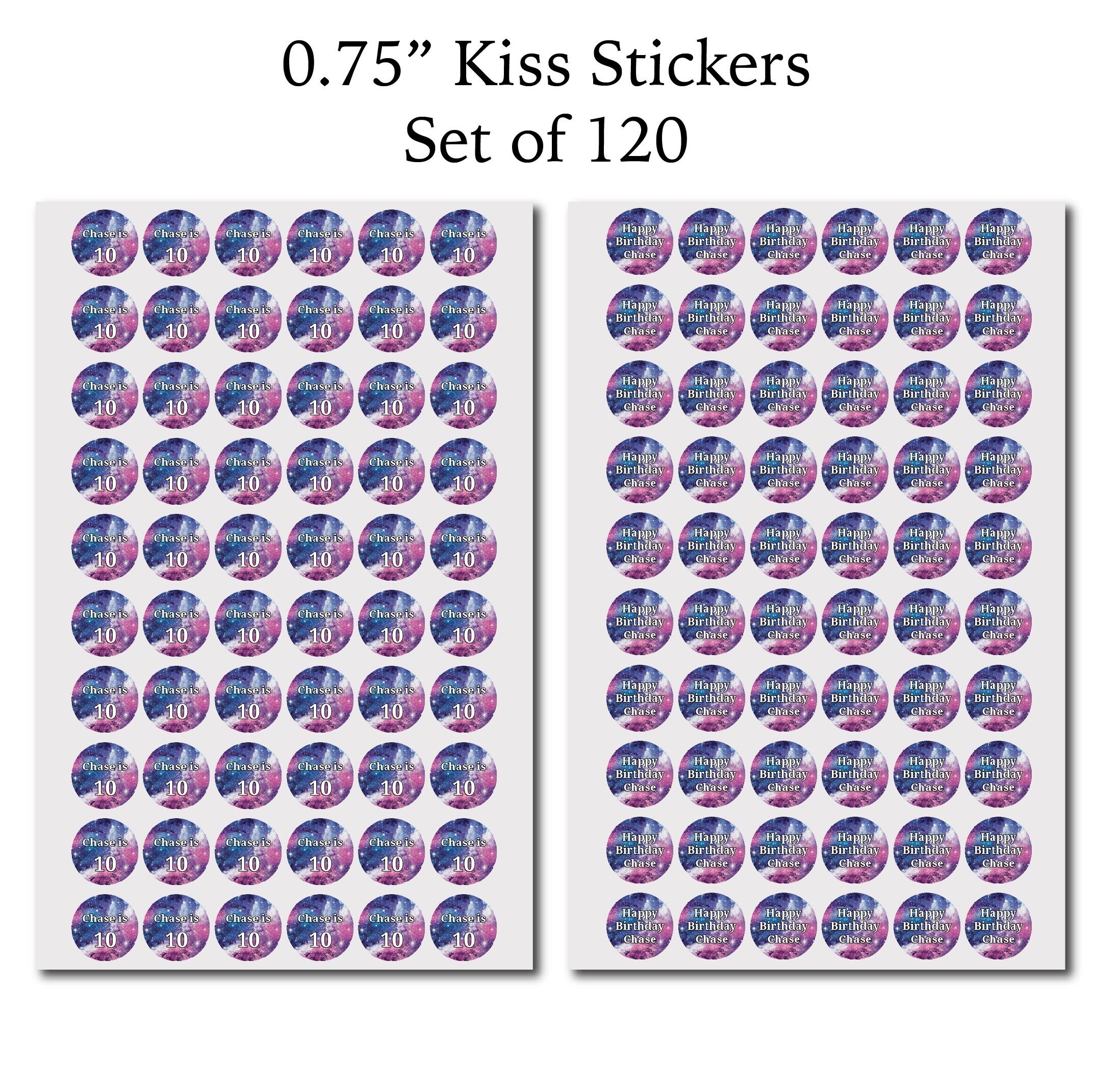 Galaxy Stars Out of This World Space PRINTED CANDY WRAPPERS - Etsy