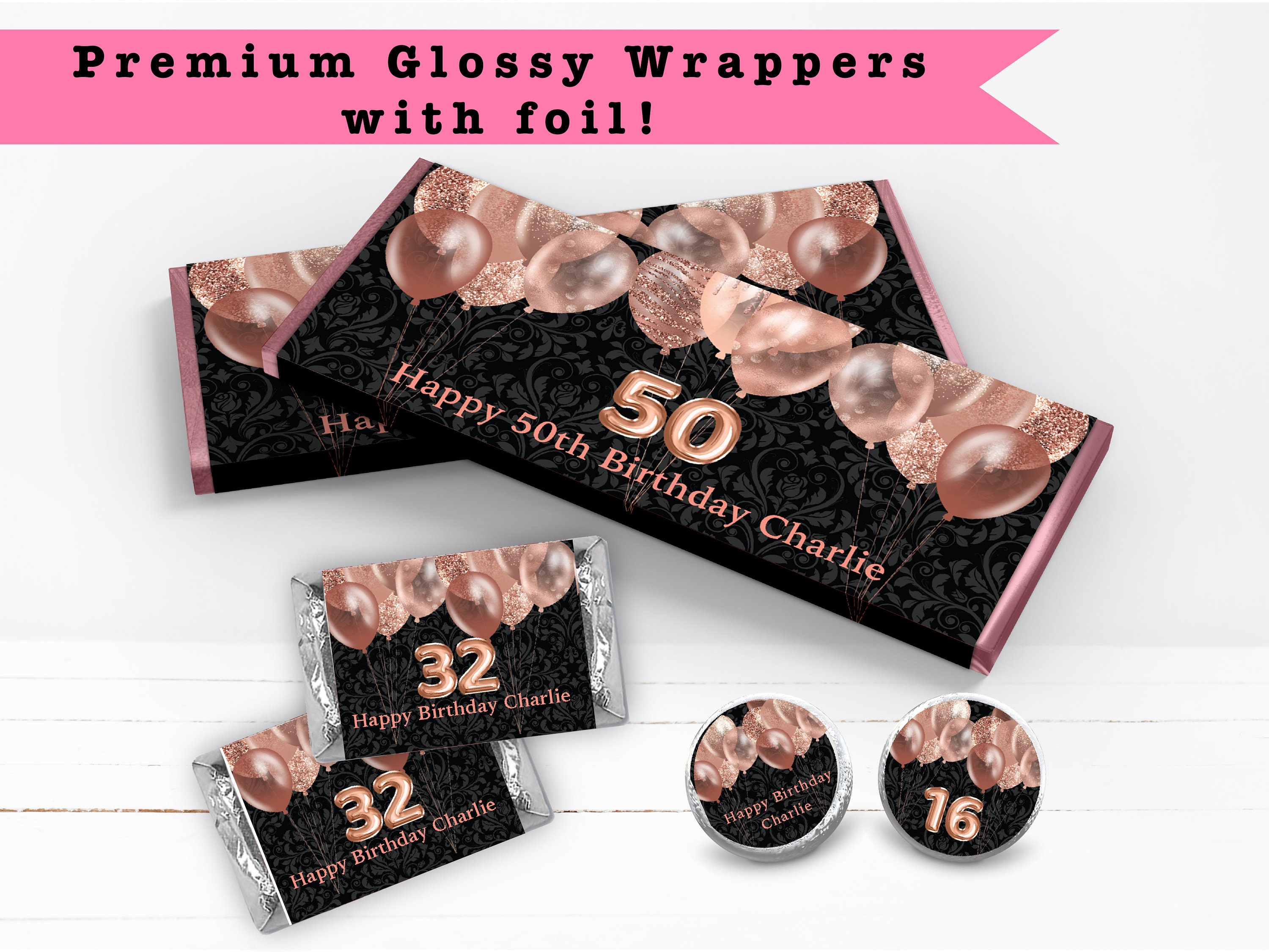 Dull Foil Candy Wrappers