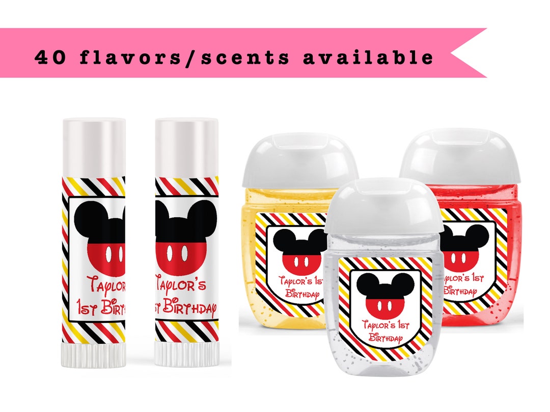 Mouse Head Mickey Mouse Inspired Lip Balms Chap Stick or Hand Wash Best ...