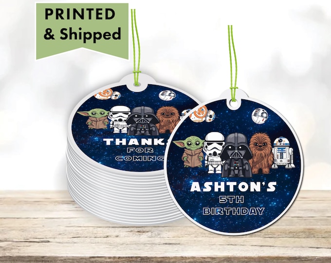Star Wars Favor Tags | DIGITAL FILE - PRINTABLE | Star Wars Gift Tags ...