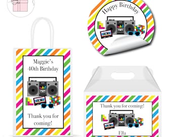 Totally 80's 1980 Eighties Retro Neon Theme PRINTED GIFT - Etsy