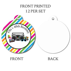 Totally 80's 1980 Eighties Retro Neon Theme PRINTED GIFT | Etsy