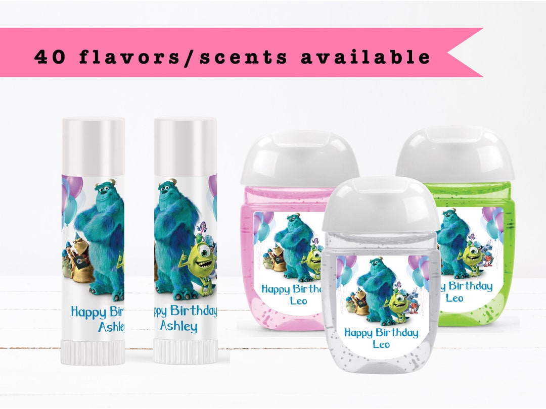 Monsters Inc - Lip Balms Chap Stick or Hand Wash - Best Party Favor ...