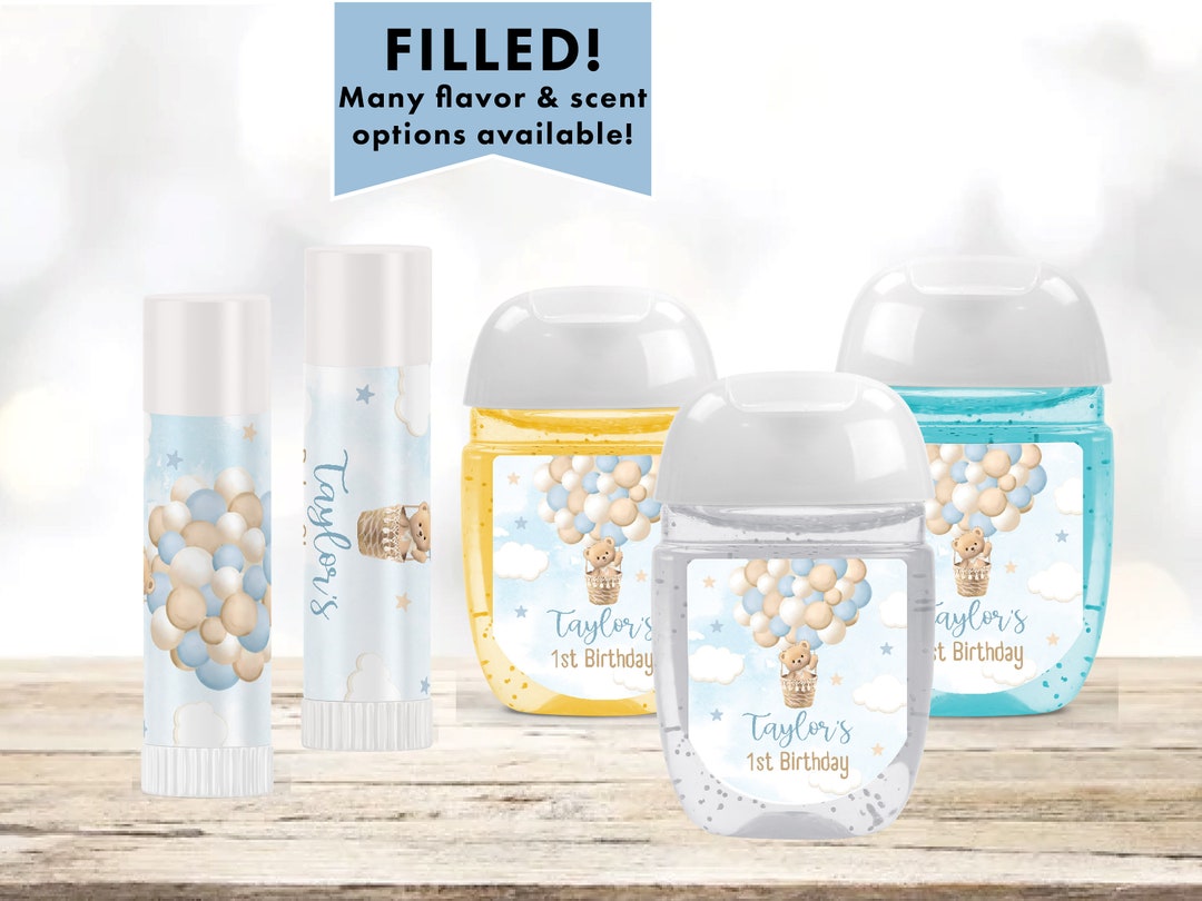 Boy Teddy Bear Hot Air Balloon; Beary First Beary Cute Can Bearly Wait ...