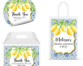 Lemon Favor Boxes | Etsy