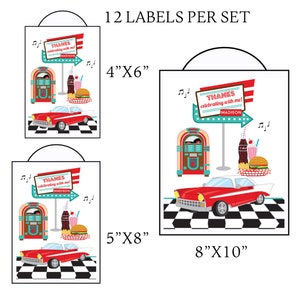 1950's Diner Retro Sock Hop Jukebox 50's Fifties - PRINTED GLOSSY ...