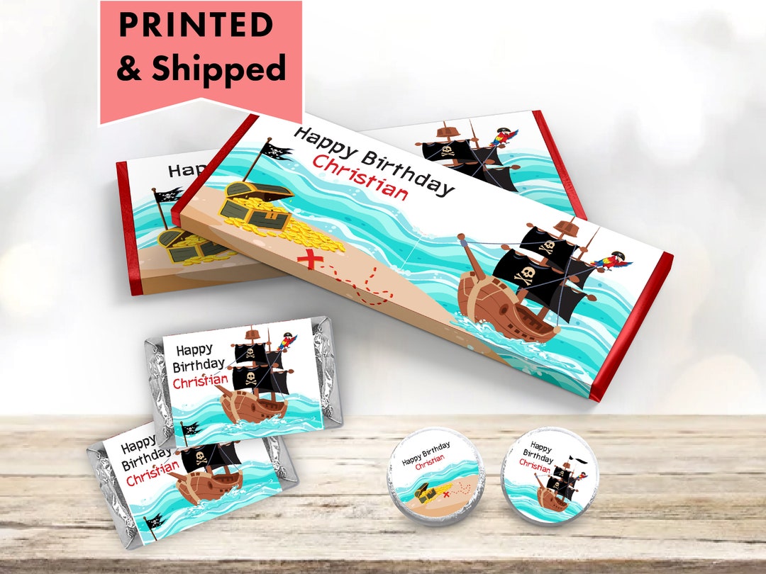 Pirate Ship Treasure Chest Two the Sea Dive Into Five Ahoy Matey ...