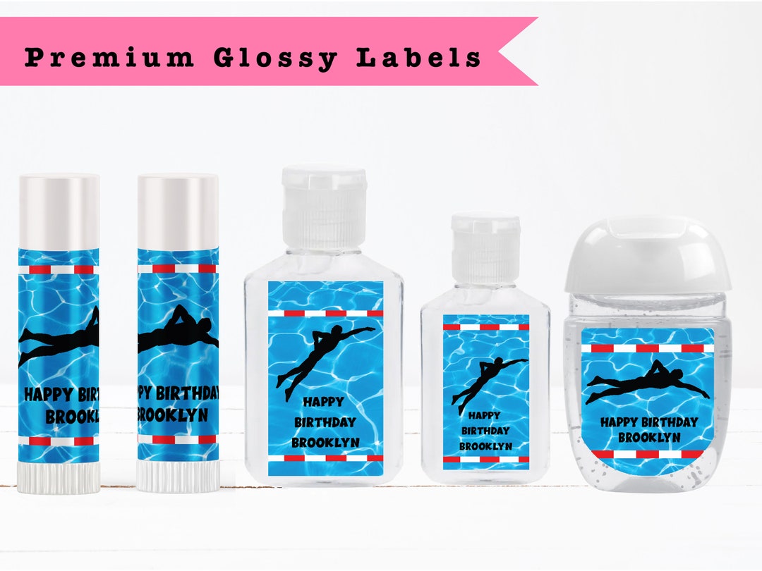 Swimming Pool Party Blue Water Swimmer Silhouette Summer Swim Party ...