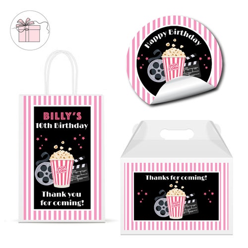 Movie Theatre Cinema Film Popcorn Movie Night PRINTED - Etsy