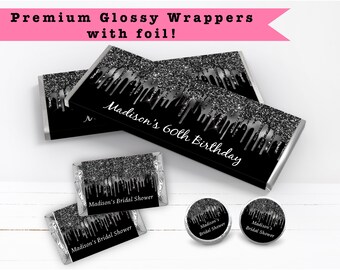 Lilo and Stitch PRINTED CANDY BAR Wrappers Chocolate Bar Kiss Stickers ...