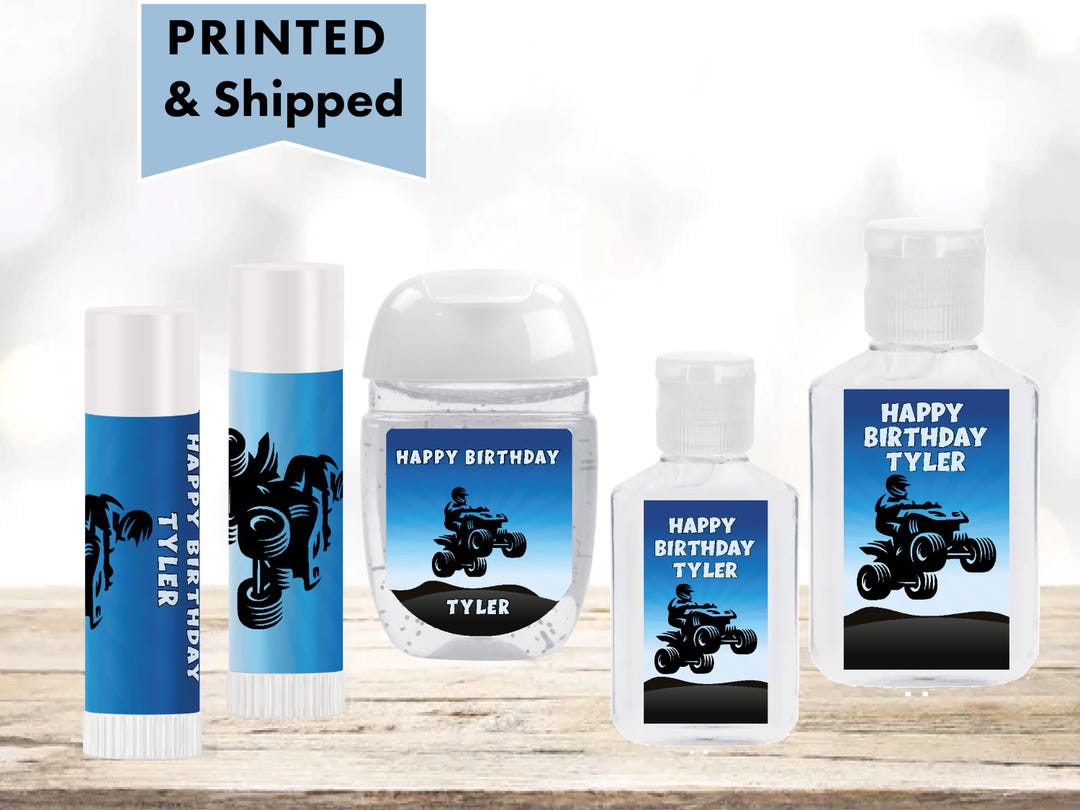 ATV Four Wheeler Monster Quad Extreme Racing 4x4 RINTED GLOSSY Labels ...