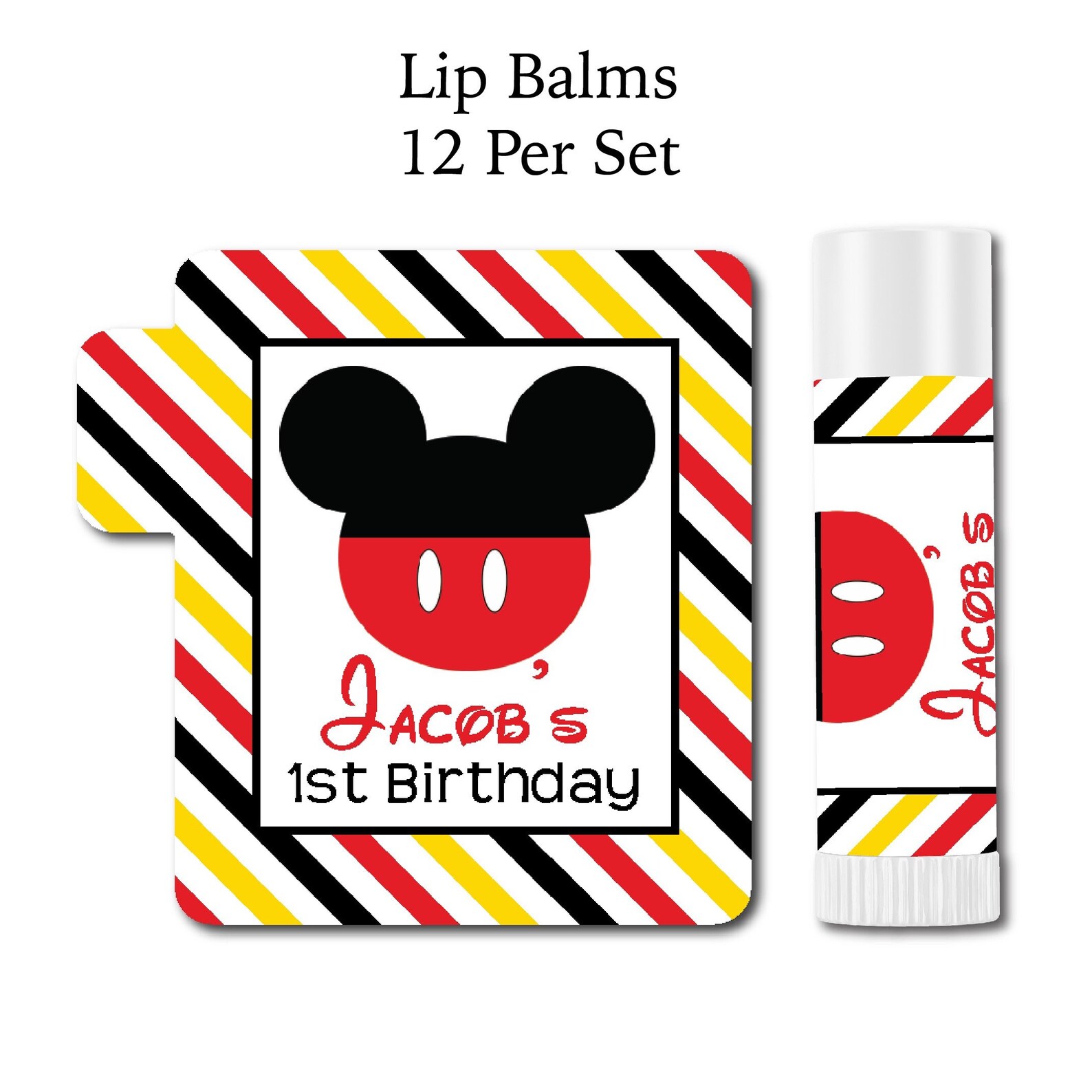 Mouse Head Mickey Mouse Inspired Lip Balms Chap Stick or | Etsy