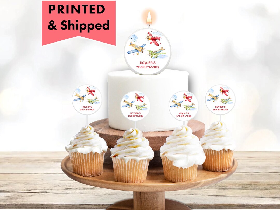 Airplane Planes Time Flies One Year Has Flown by Two Fly Pilot Cake ...