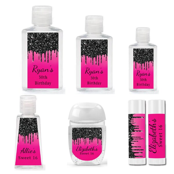 Hot Pink Labels - Etsy