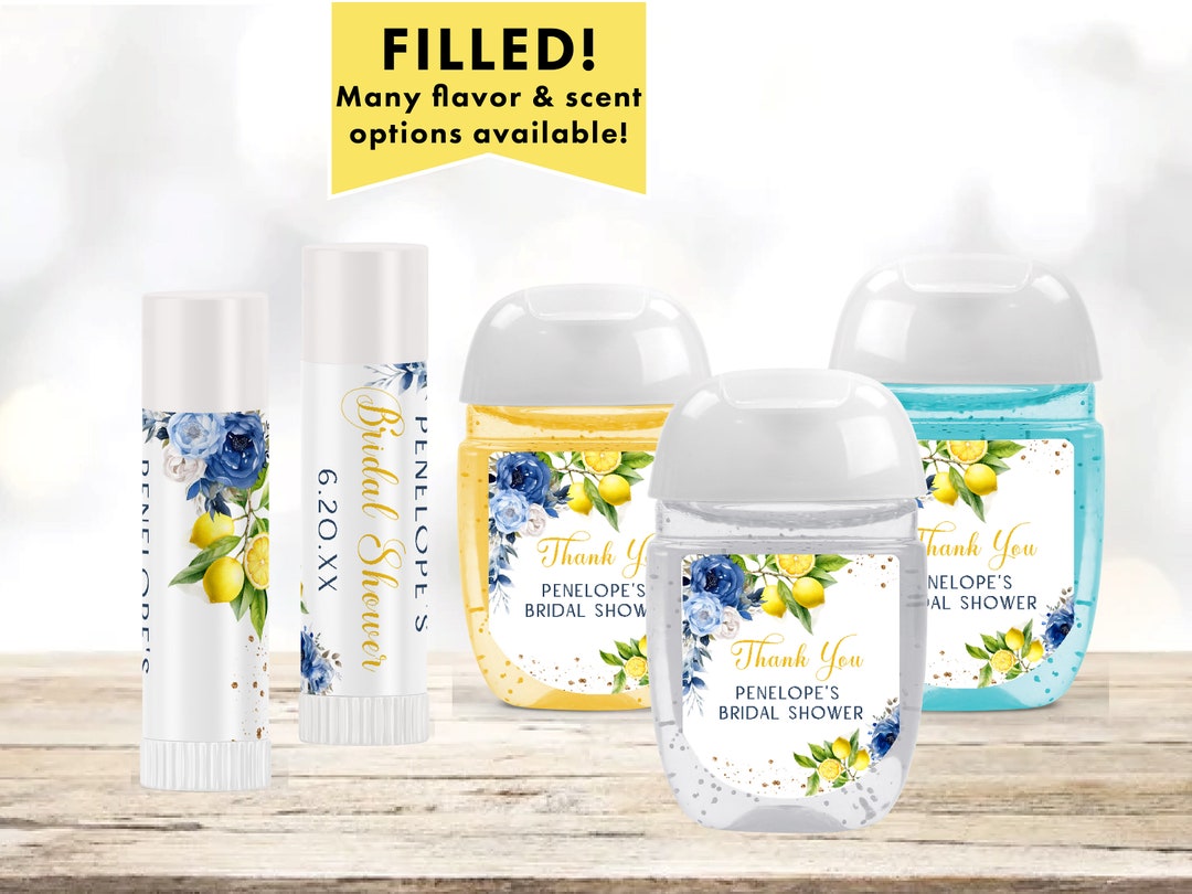 Blue Floral Lemon Bridal Shower Citrus She Found Her Main Squeeze ...