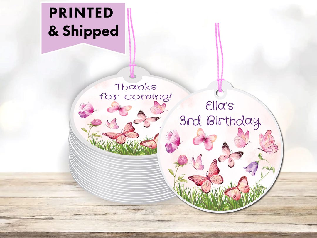 Pink Butterfly Garden Spring Pink Purple Floral Flowers Watercolor ...
