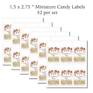 Graduation College High School Graduate Red Gold Glitter - Etsy