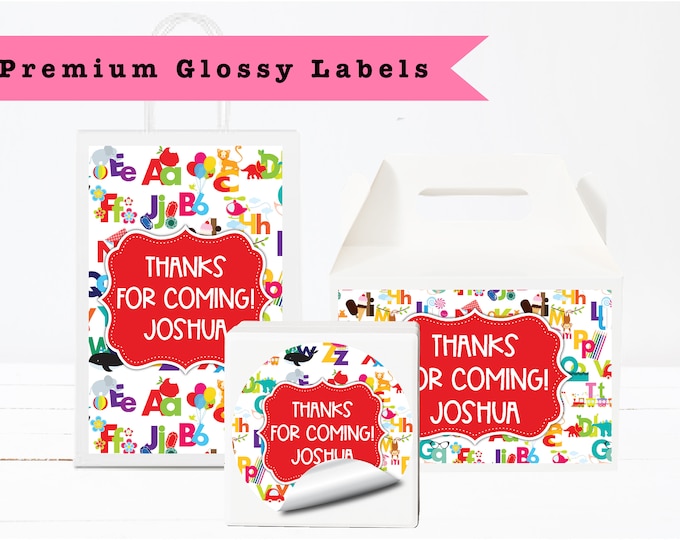 Abc's Blocks Birthday Banner, ABC and 123's Birthday Party, Abc and 123 ...