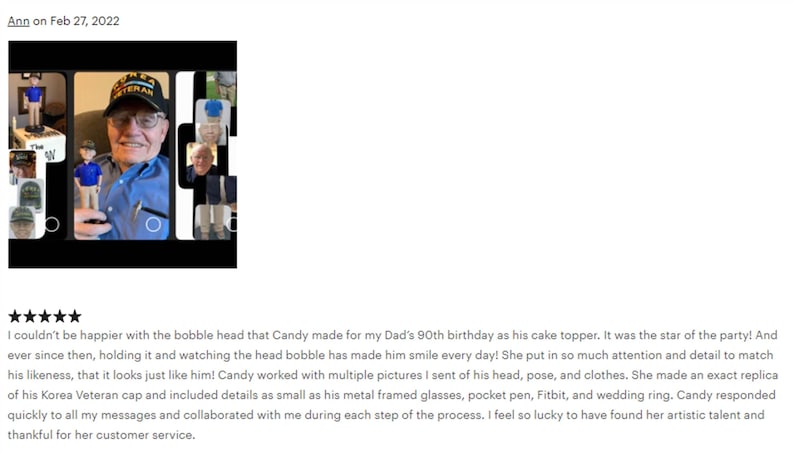 Custom Bobbleheads, Custom Grandfather Bobblehead, Custom Bobblehead ...