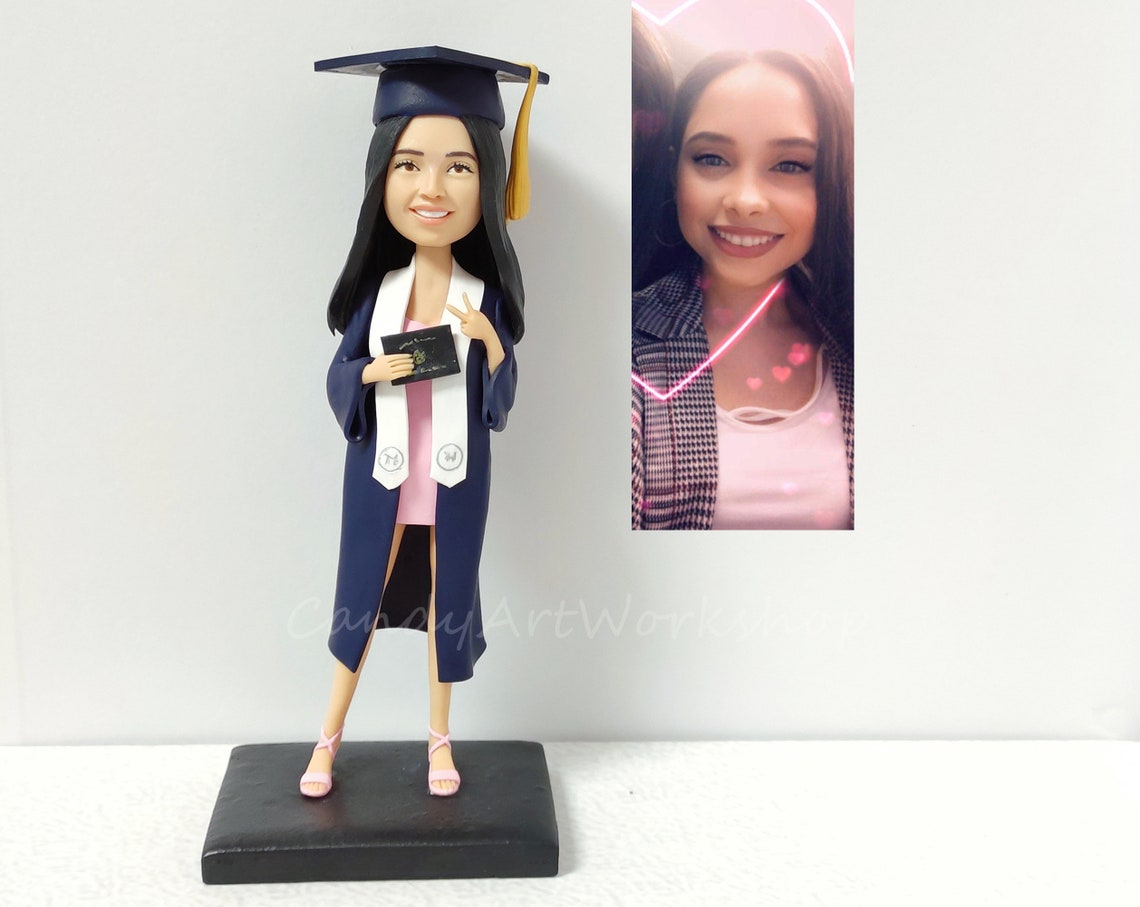 Graduation University Student Custom Bobblehead Personalized | Etsy