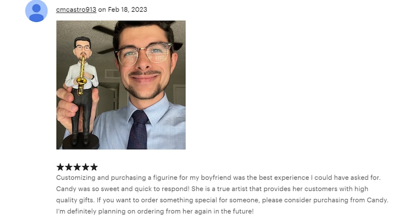 Employee Bobblehead Custom, Personalized Best Employee Award, Unique ...