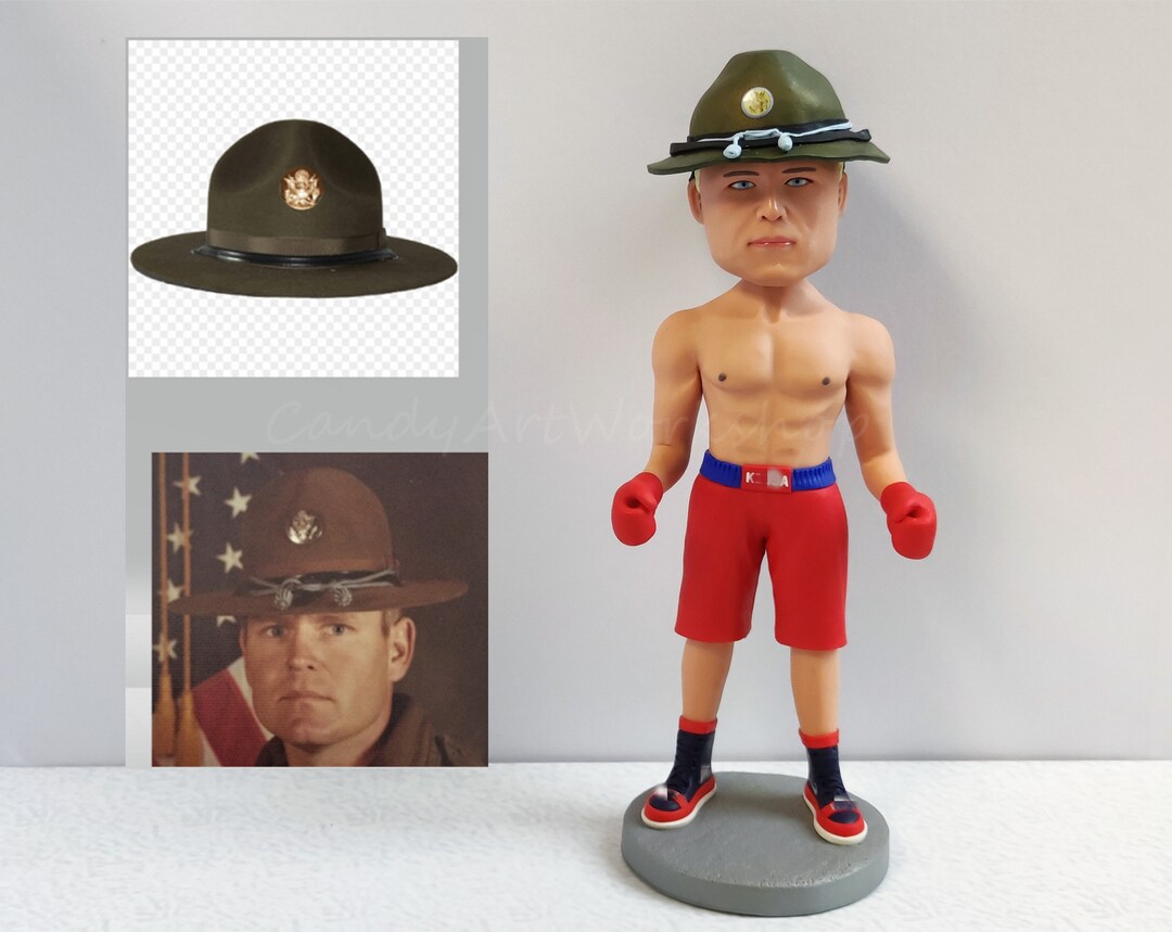 Boxer Bobblehead Custom, Personalized Anniversary Gift for Husband ...