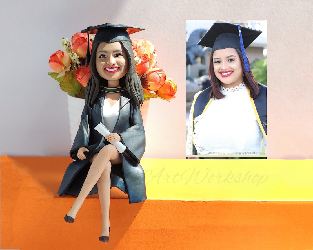 Graduate Gift Custom Figure, Personalized Graduation Gift for Him, Her ...