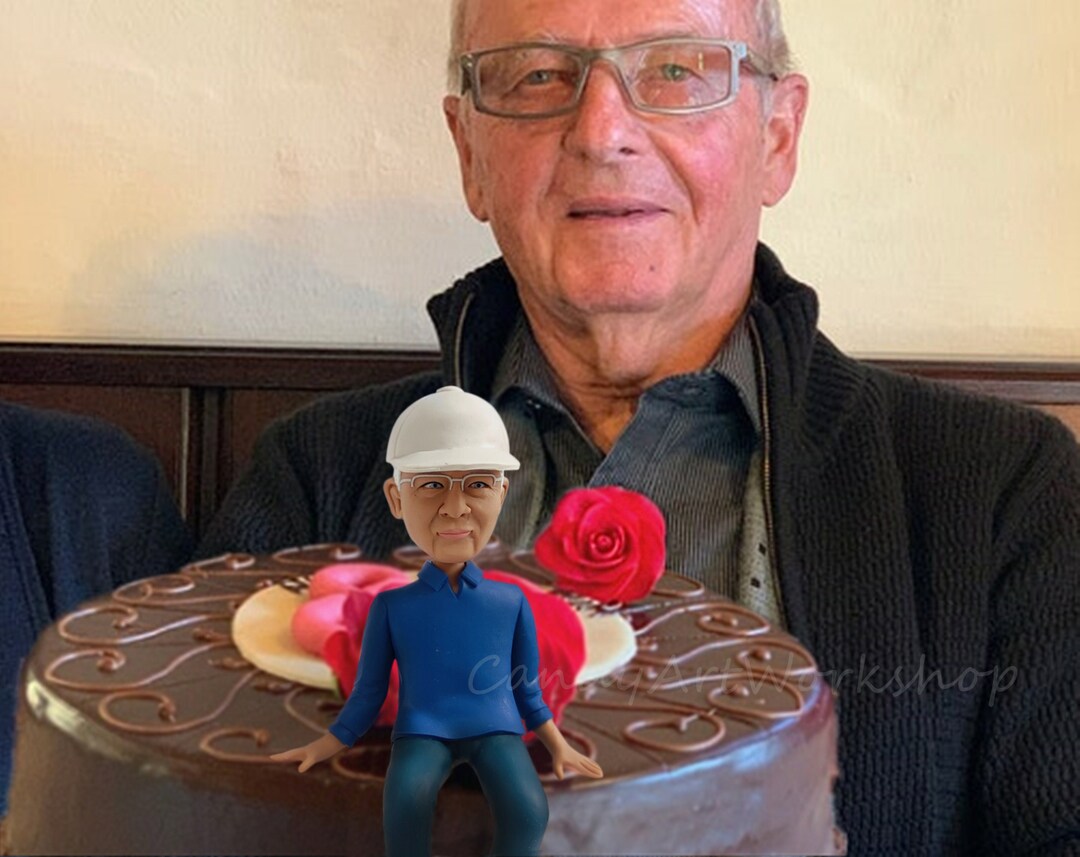 Custom Bobblehead Cake Topper for Dad - Unique 50th Wedding Anniversary ...