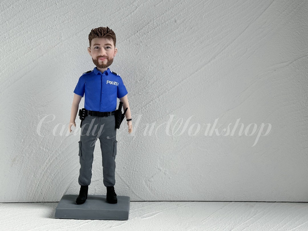 Polizei Bobblehead Custom, Personalized Gift for Policeman, Police ...