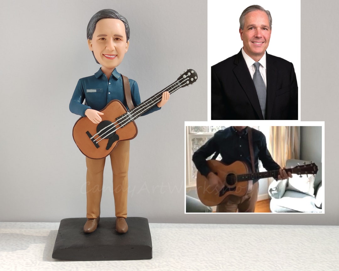 Guitar Player Bobblehead Custom, Make Me A Bobble Head From Photo ...