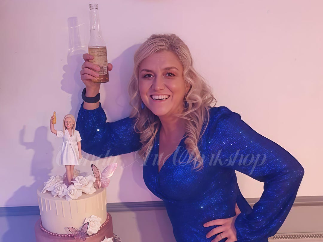 Custom Birthday Cake Topper for Girlfriend, Personalized Anniversary ...