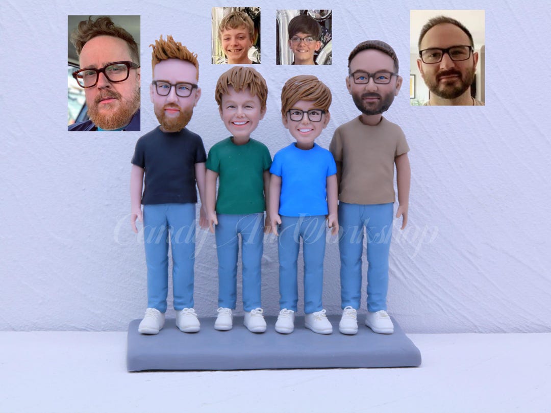 Custom Family Bobbleheads, Custom Couple Bobbleheads, Custom Kids ...