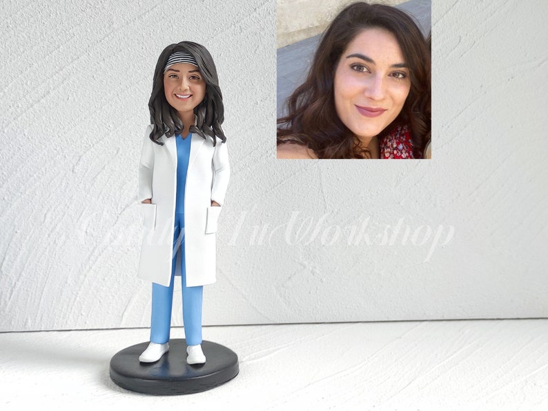 Female Doctor Bobblehead Custom Personalized Woman Dentist - Etsy