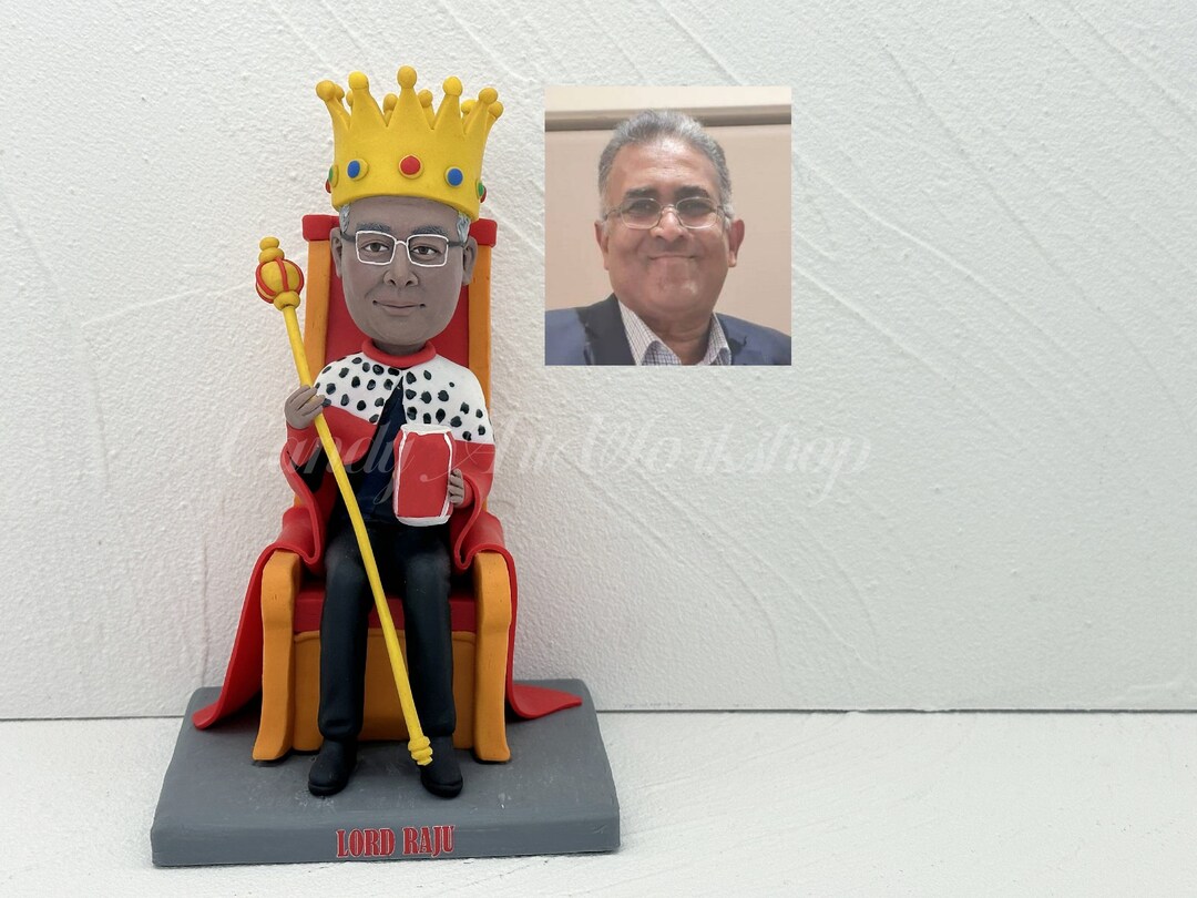 Custom Bobblehead for Dad as A Lord, Personalized Funny Gift for Father ...