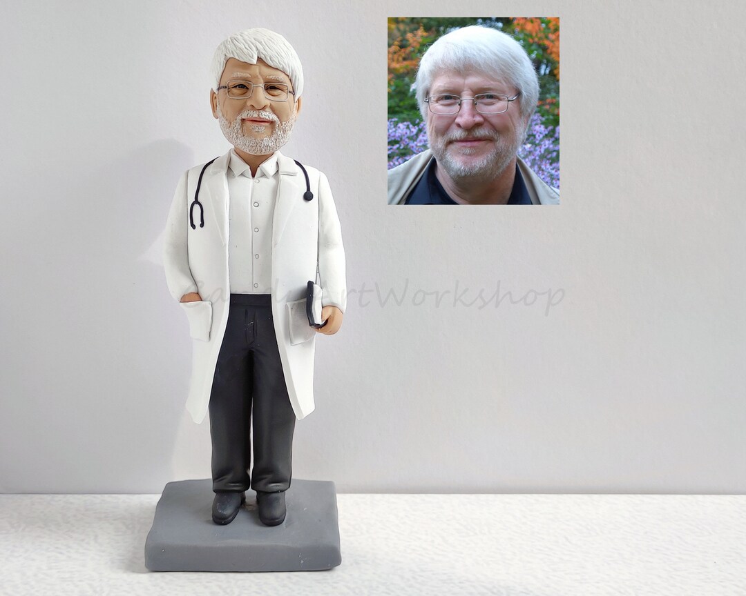 Doctor Bobblehead Custom, Personalized Doctors Day Gift, Bobble Head ...
