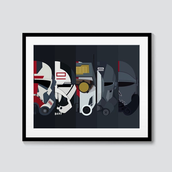 Tech Bad Batch Art - Etsy