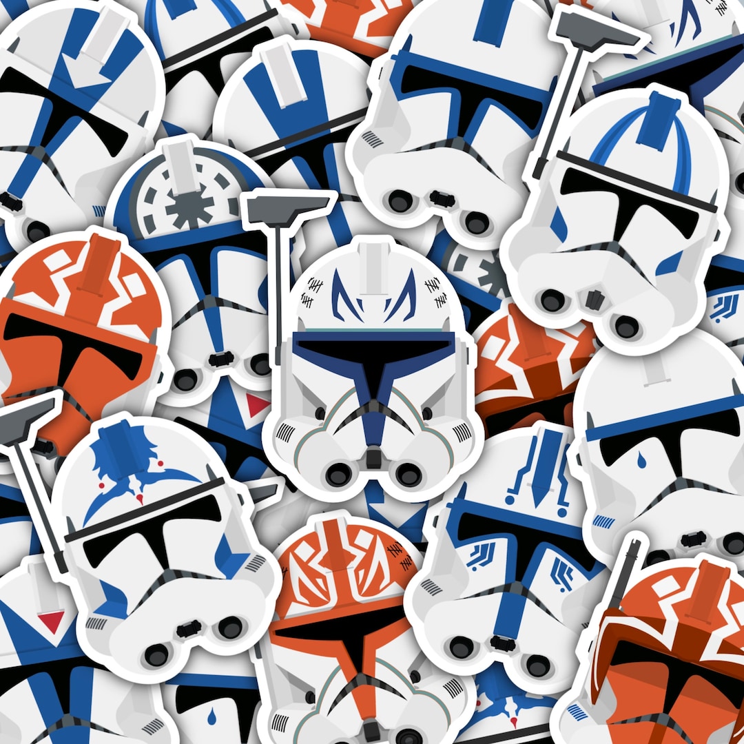 501st Clone Trooper Stickers | Star Wars Vinyl Stickers | Rex | Echo ...