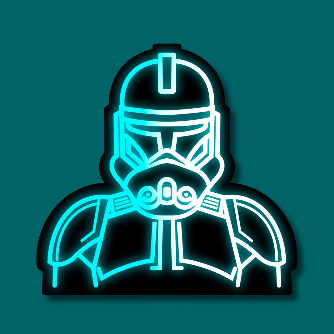 Holographic Clone Stickers Star Wars Vinyl Stickers Clone Wars Star ...
