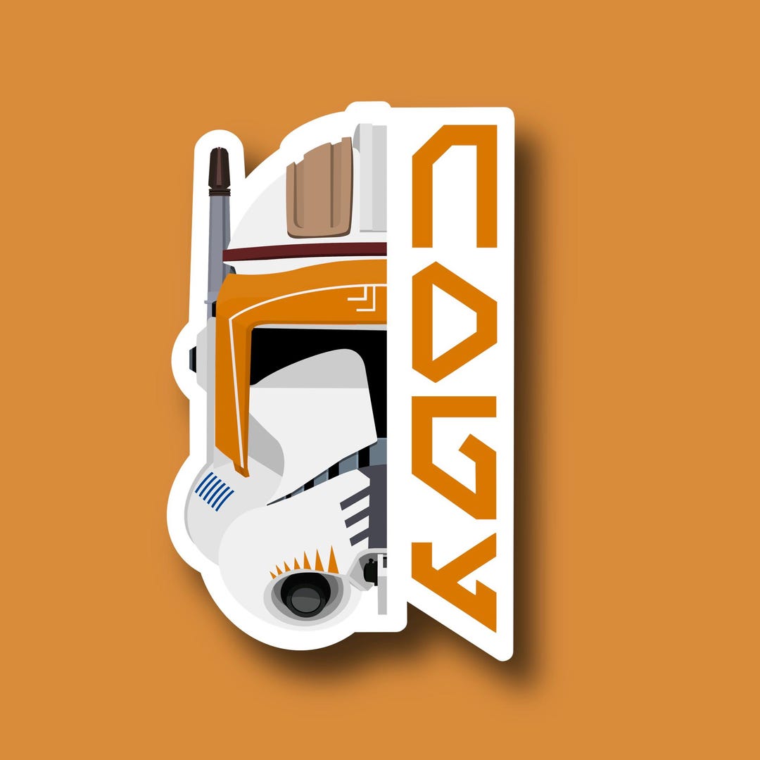 Commander Cody Name Stickers | Star Wars Vinyl Stickers | Clone Wars ...