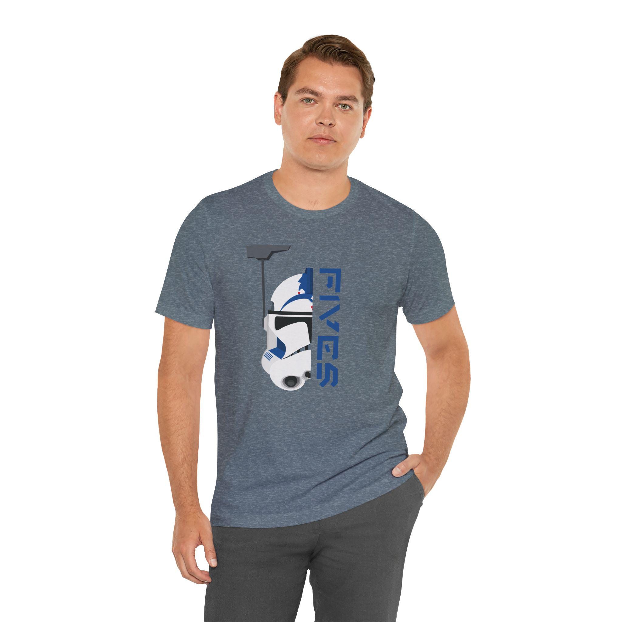 Fives Helmet and Name Tee | Star Wars Shirt | 501st | Fives | the Clone ...